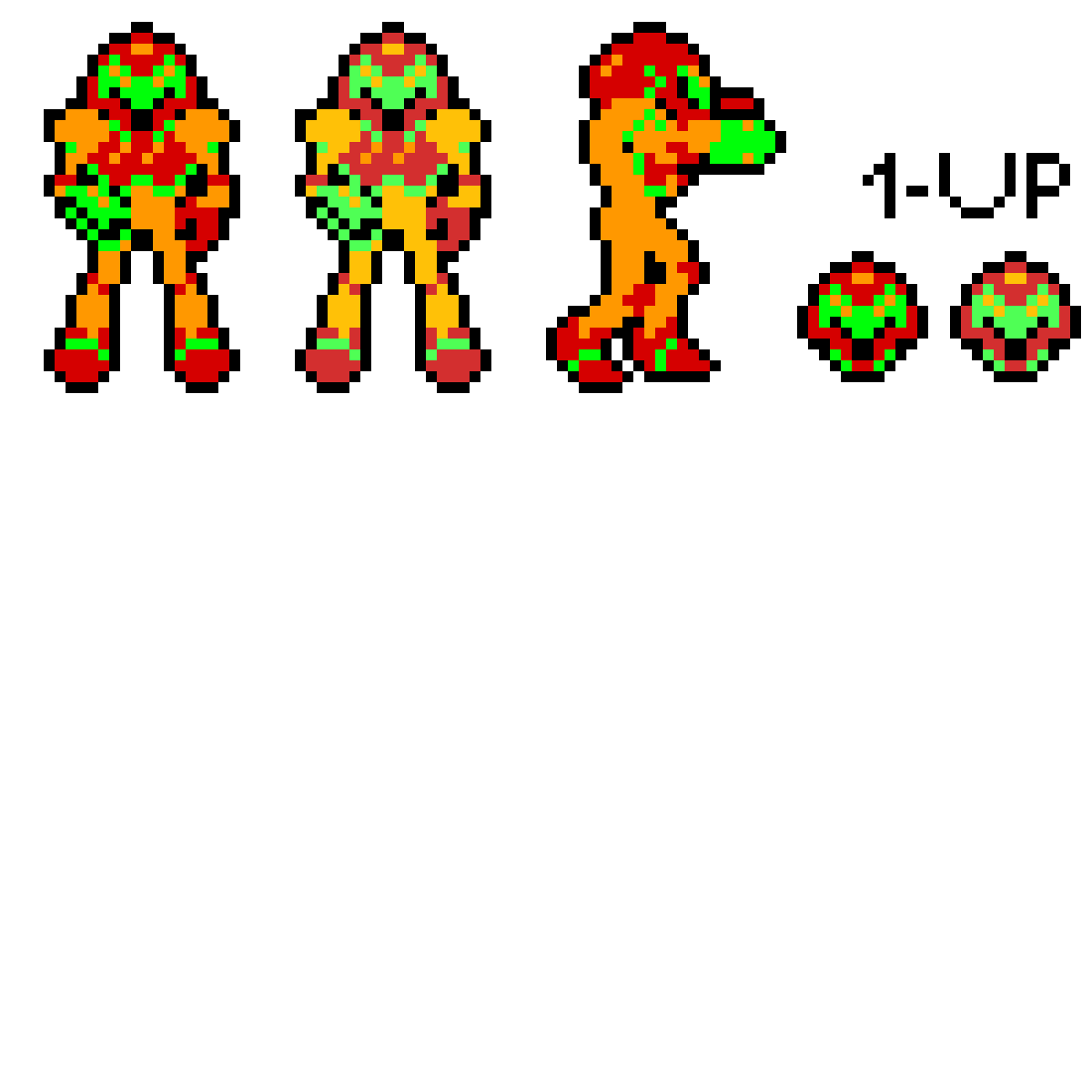 Pixilart - Samus Sprites WIP by Makkusu