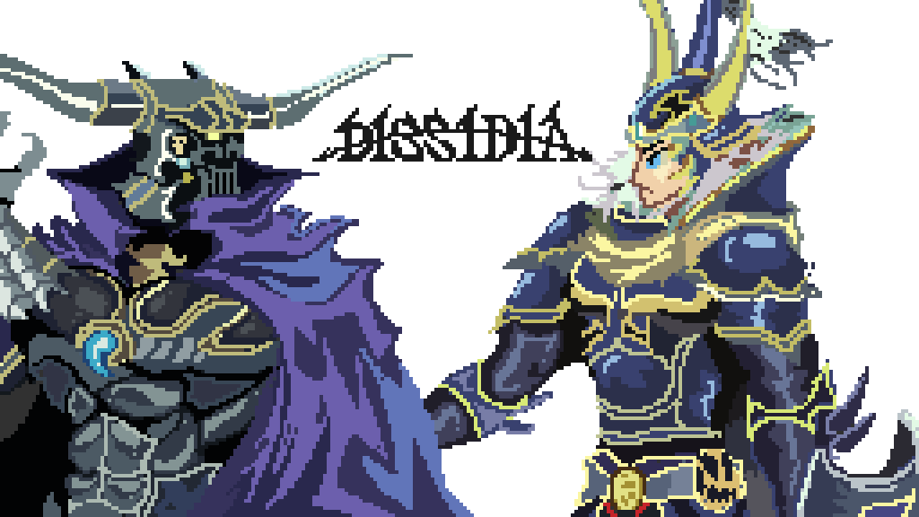 Pixilart - Garland VS Warrior of Light by Kinslayer