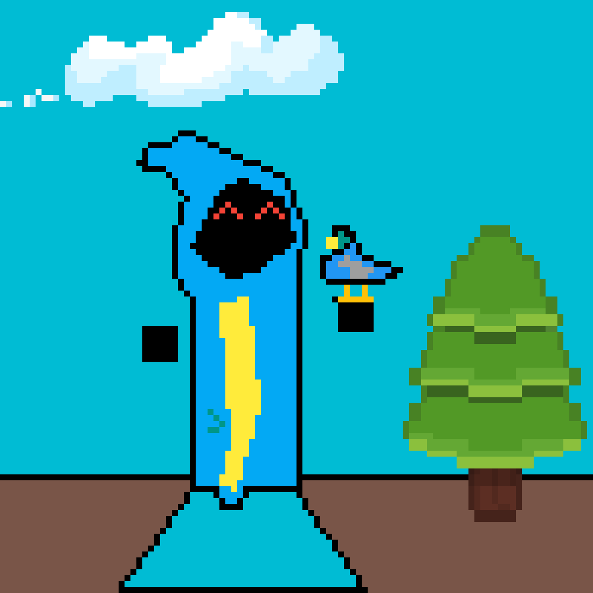 Pixilart - Dark is happy by Anonymous