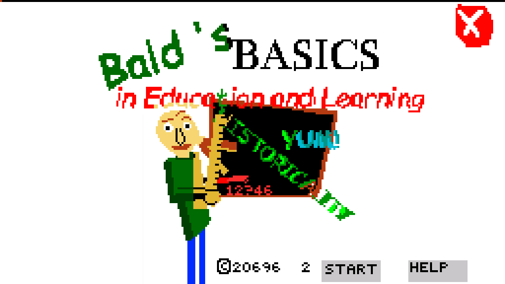 Pixilart - If baldi was an Nes bootleg game. by The-Mario-Guy