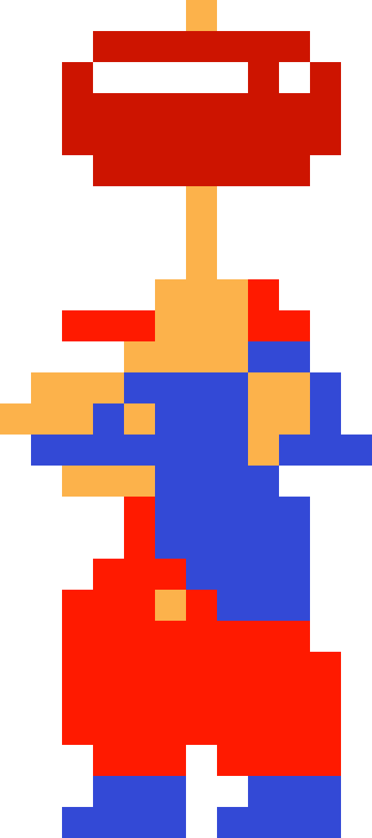 Pixilart - Mario With Hammer A by nate214