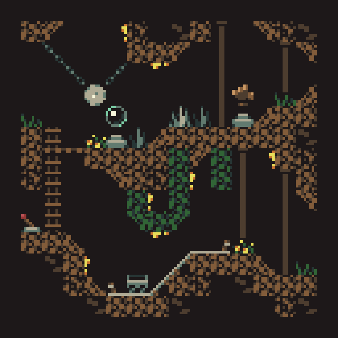Pixilart - cave game by polyphrog