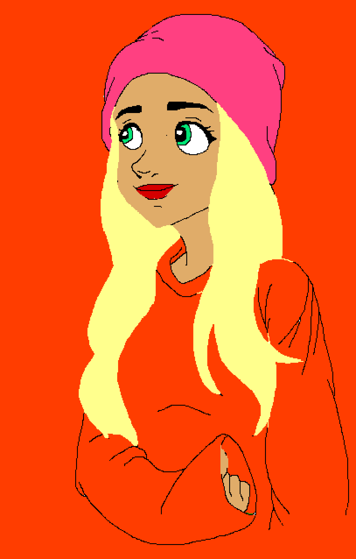 Pixilart - happy but insecure girl by kpop-armys