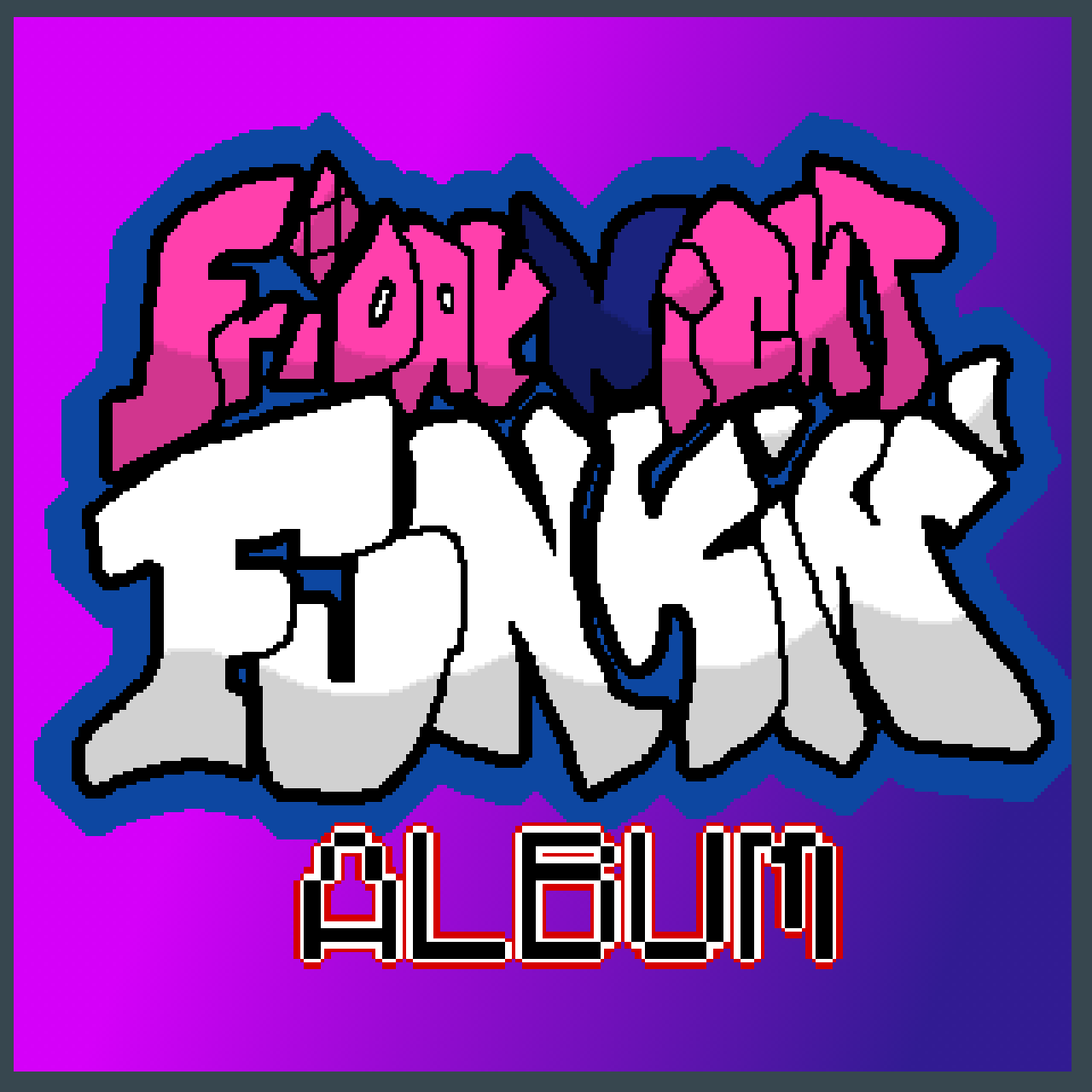 Pixilart - FNF Album Boxart by Prpl-Dude