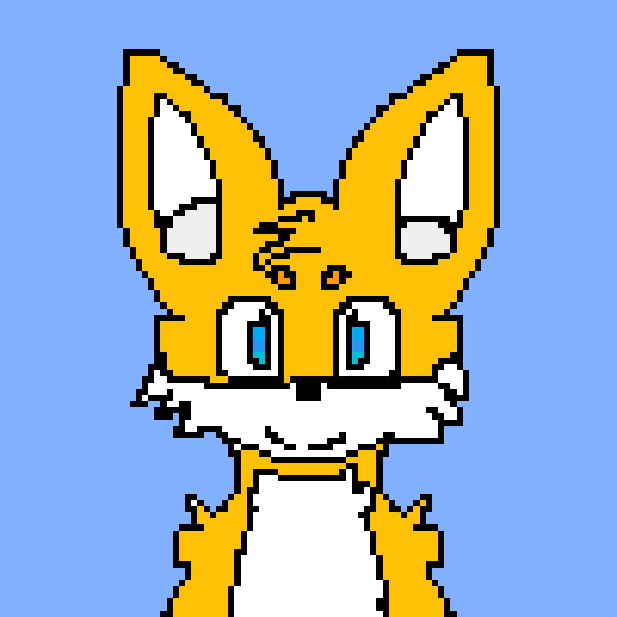 Editing Tails the fox - Free online pixel art drawing tool - Pixilart