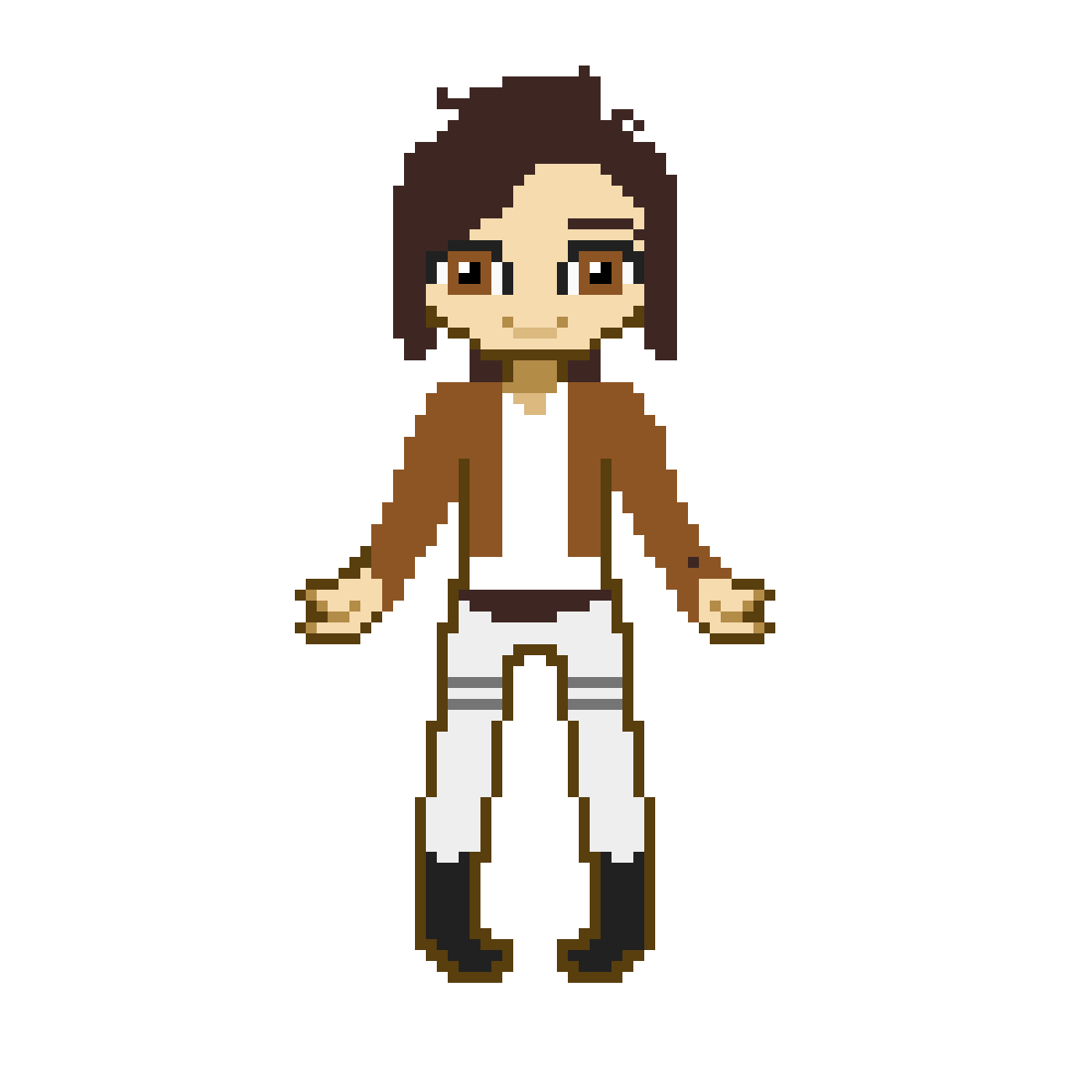 Editing Sasha AOT pixel art - Free online pixel art drawing tool - Pixilart