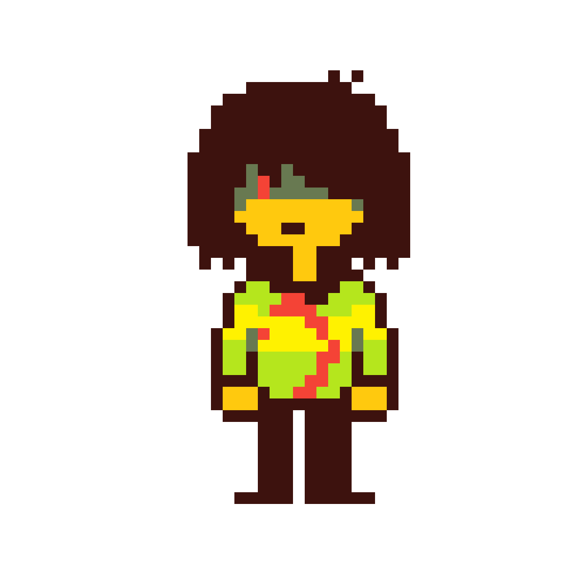 Pixilart - Kris Sprite Base by fazentertain83