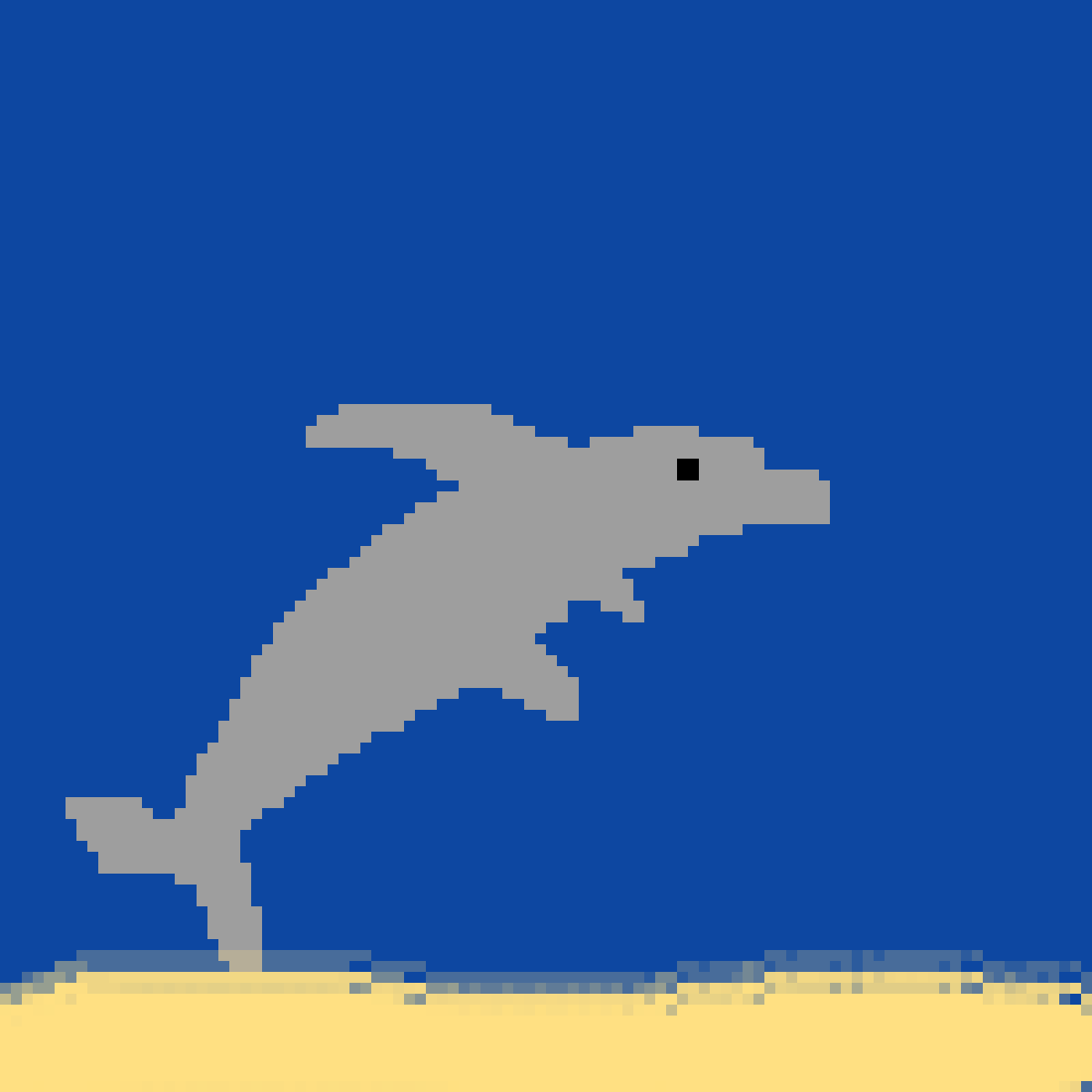 Pixilart - Dolphin by Sage-the-human