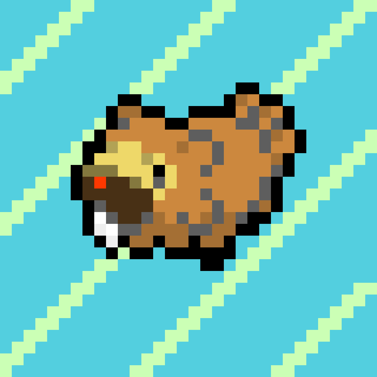 Pixilart - Bidoof Pixel Art by Pineapple-Hero