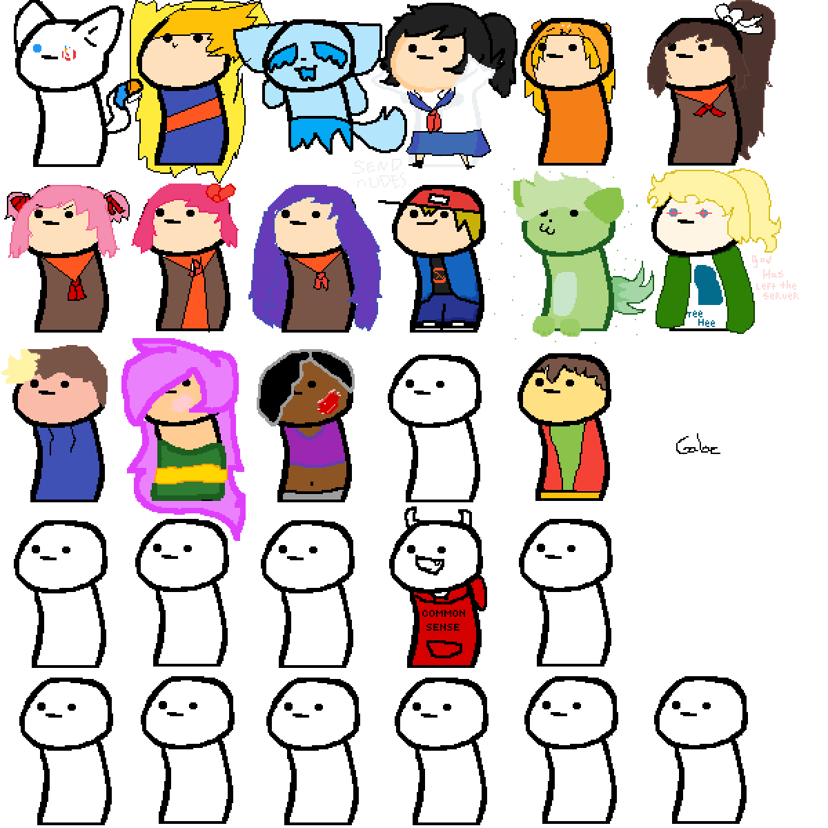 Editing add oc - Free online pixel art drawing tool - Pixilart