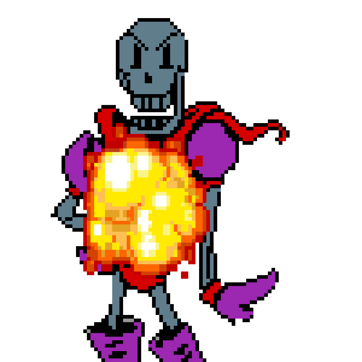 Pixilart - exploded papyrus by like-your-cut-g