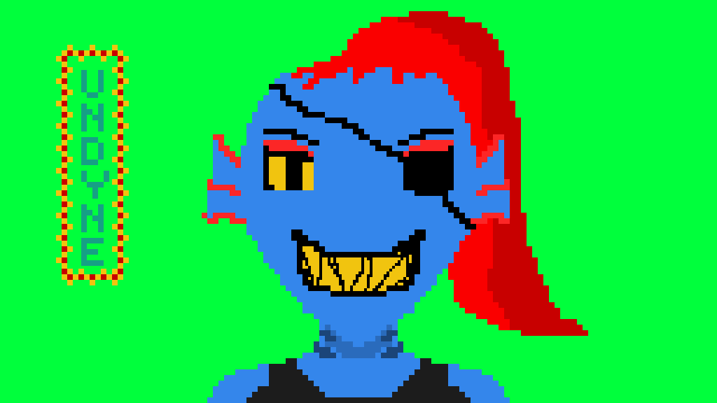 Pixilart - Undyne by Novague