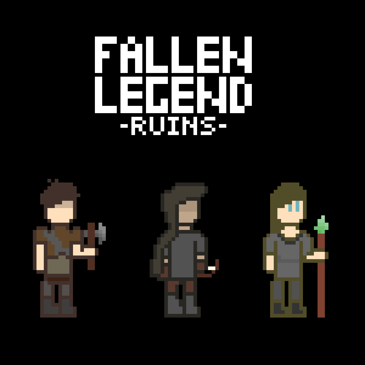 Pixilart - Fallen Legend Characters (Ruins Gear) by ProphetOfGaster