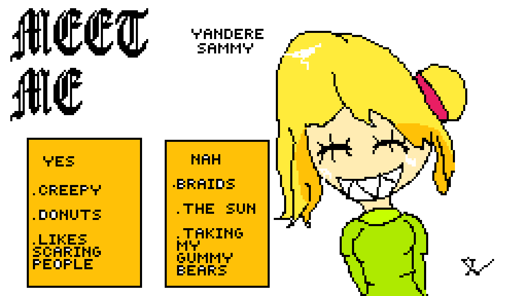 Editing Meet Me! - Free online pixel art drawing tool - Pixilart