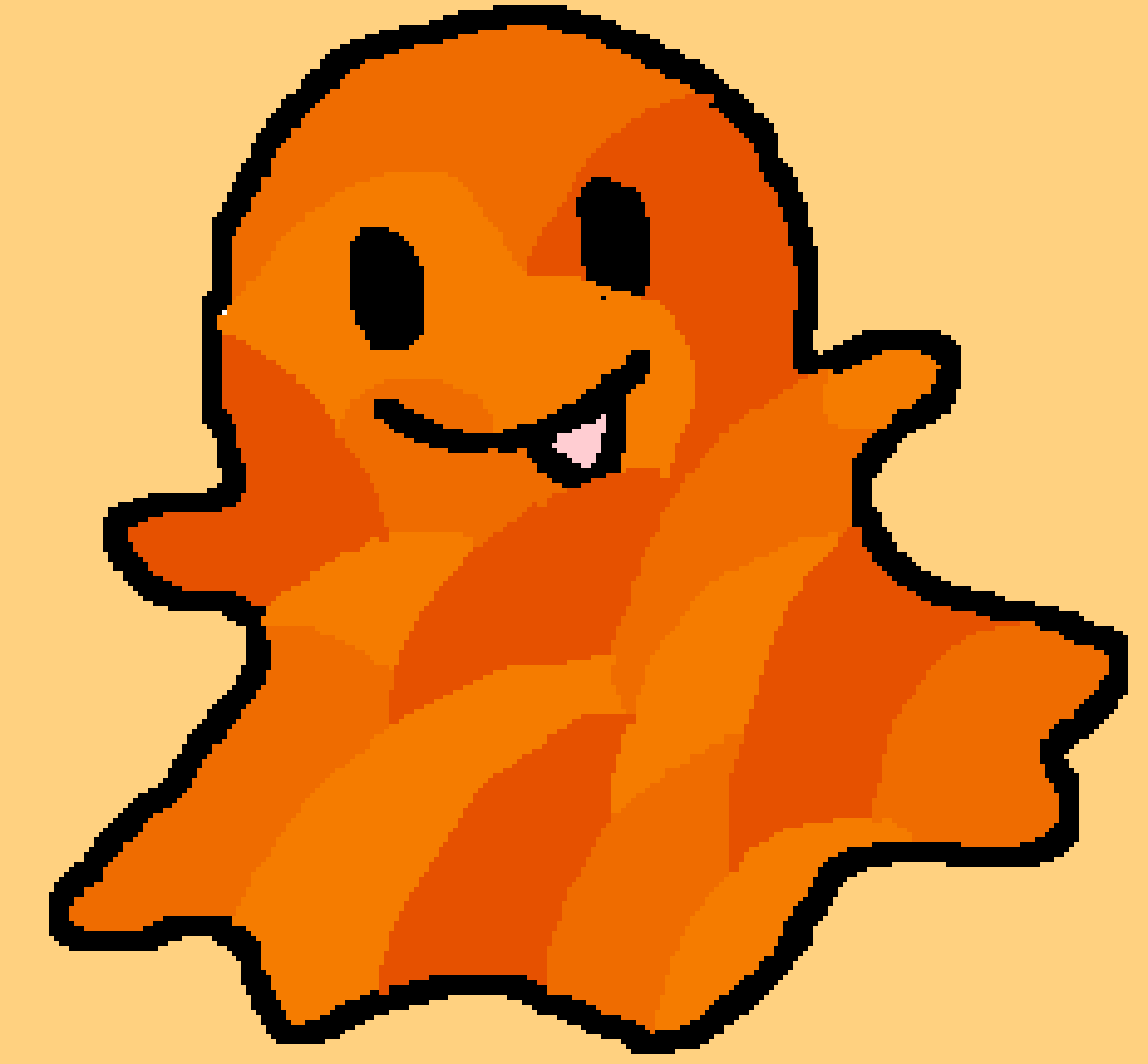 Pixilart - Candy Corn Ghost!!!!!! by Bubbly-Bell