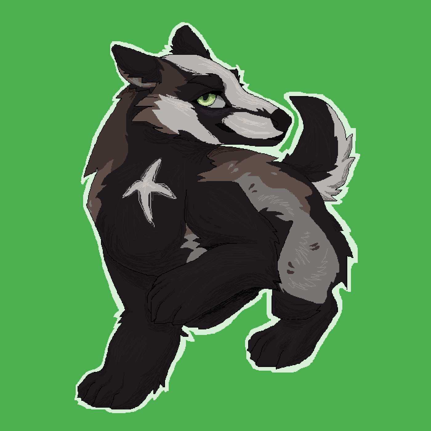 Pixilart - Badger by Ayote