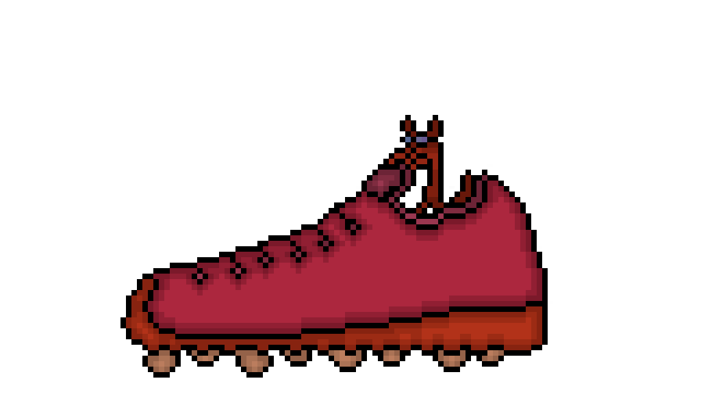 Pixilart - create your own 8-bit shoe! by marsel-music