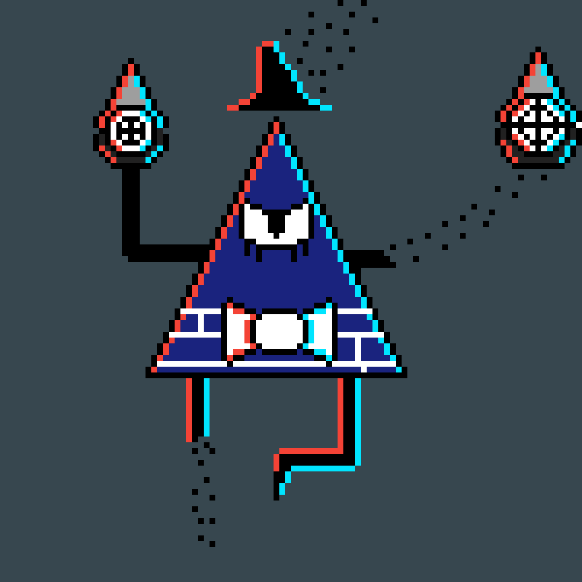 Pixilart - Bill Cipher by Rhenan