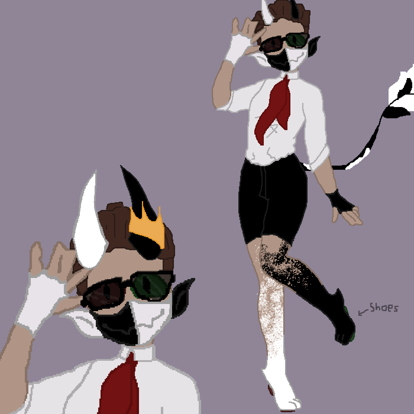 Pixilart - ranboo cosplay idea by M00n-Du5t