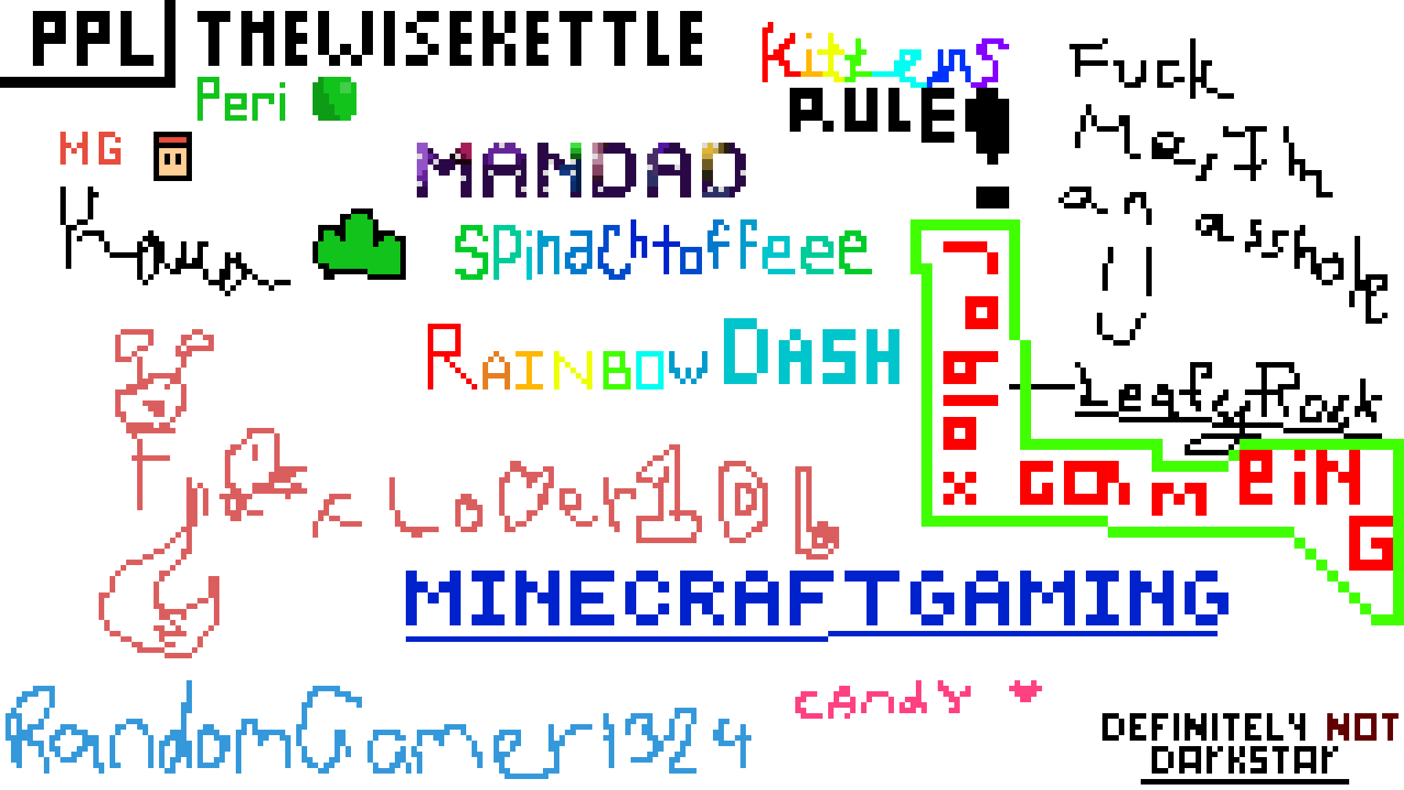 Editing Sign your name - Free online pixel art drawing tool - Pixilart