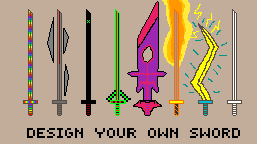 Editing Draw your sword - Free online pixel art drawing tool - Pixilart