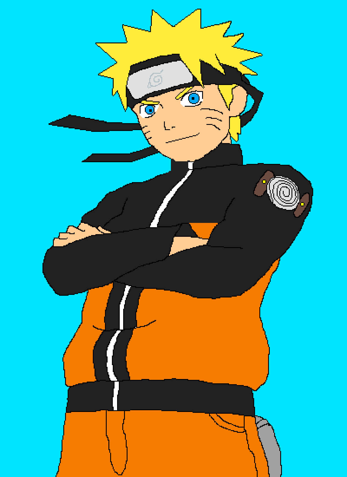 Pixilart - Uzumaki Naruto by The-anime-simp