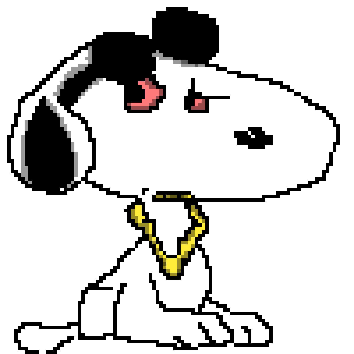 Pixilart - Snoopy by Hotdog