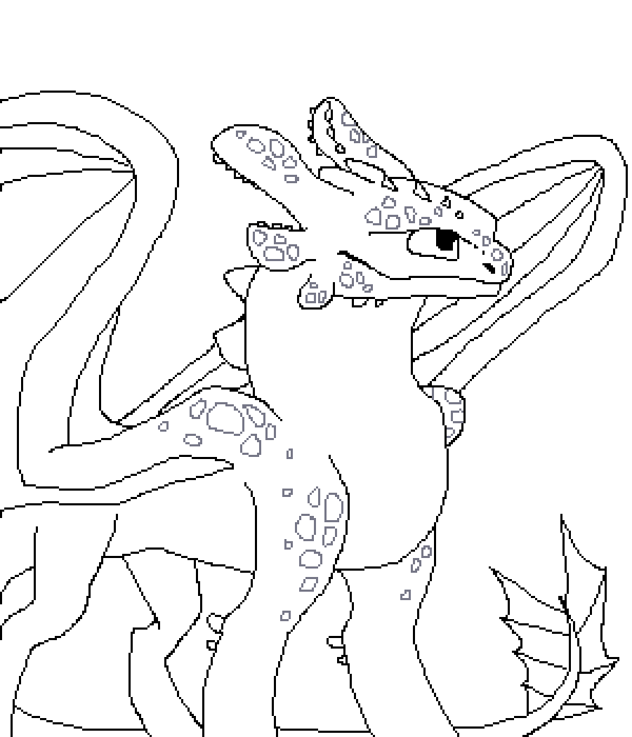 Pixilart - Toothless base by Xaii