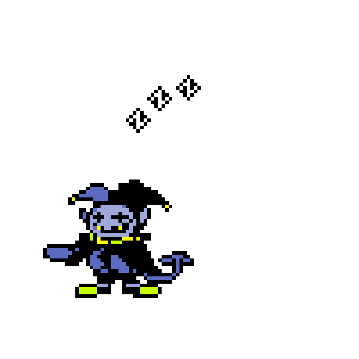Pixilart - night jevil theme in desc by BrobieDrawings