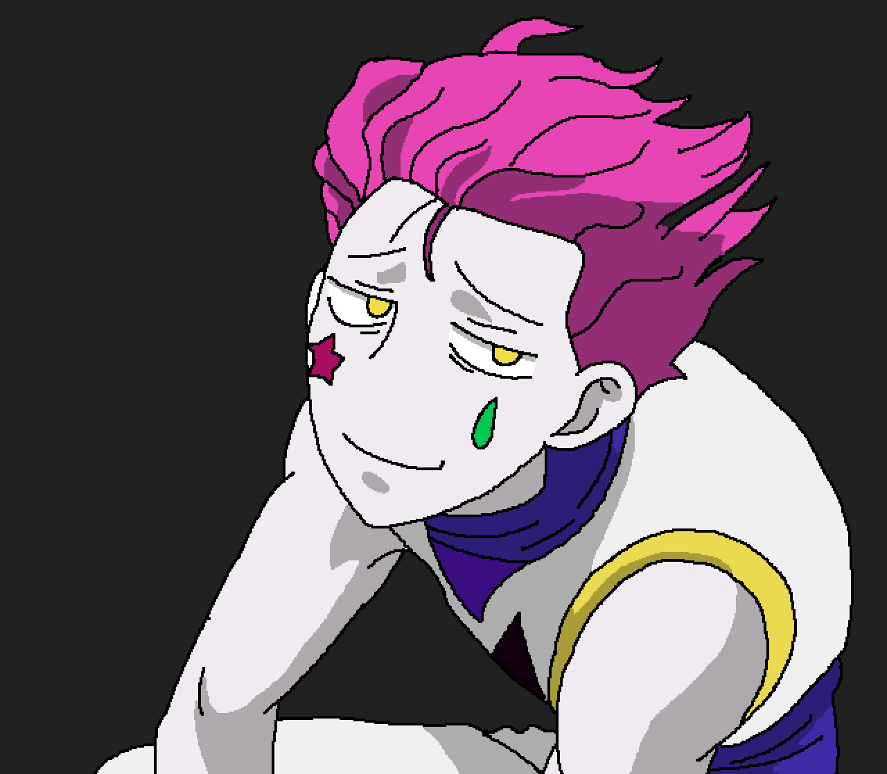 Pixilart - Hisoka by DaOnlyAnimeFan