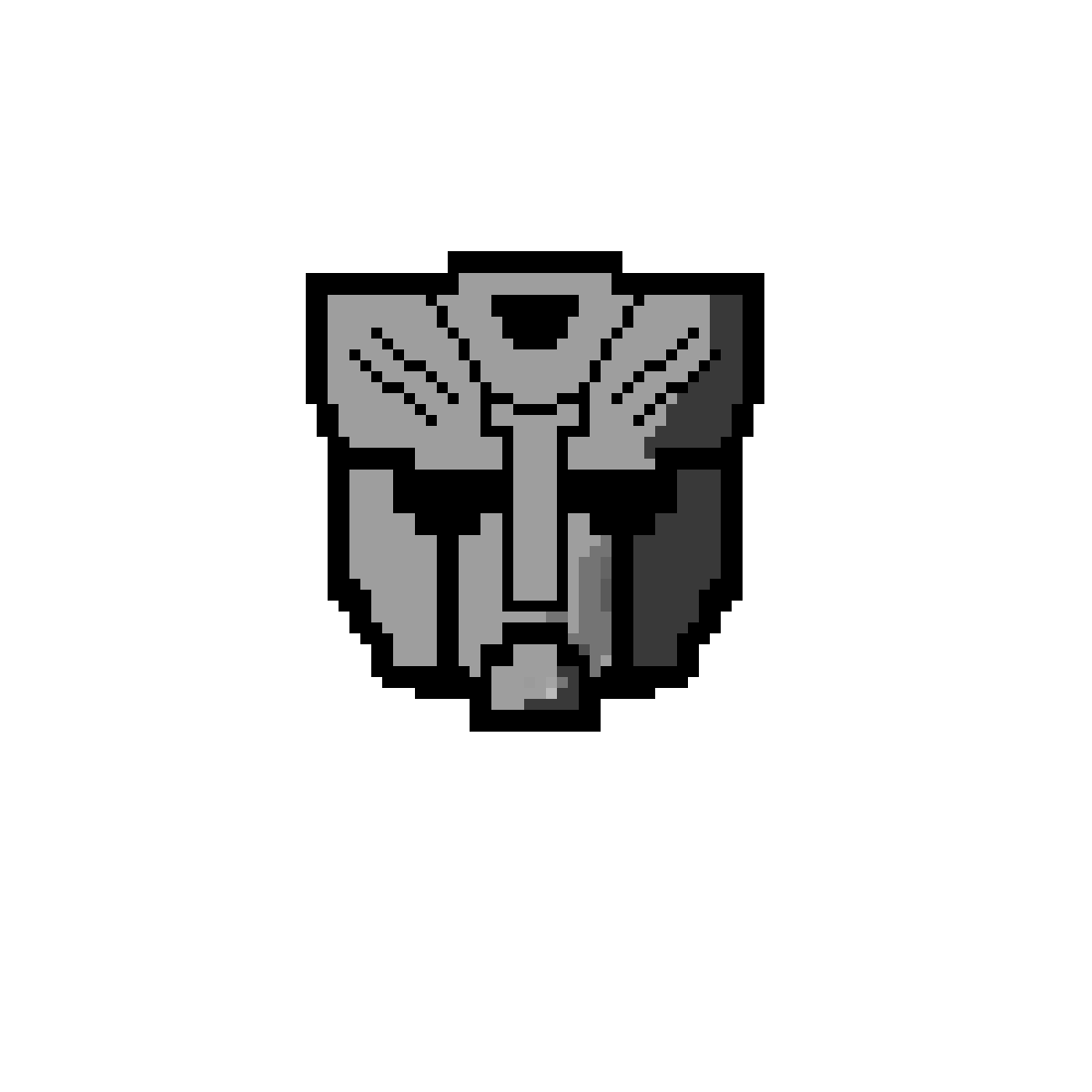 Editing Autobot sigil with crappy shading (fixed) - Free online pixel ...