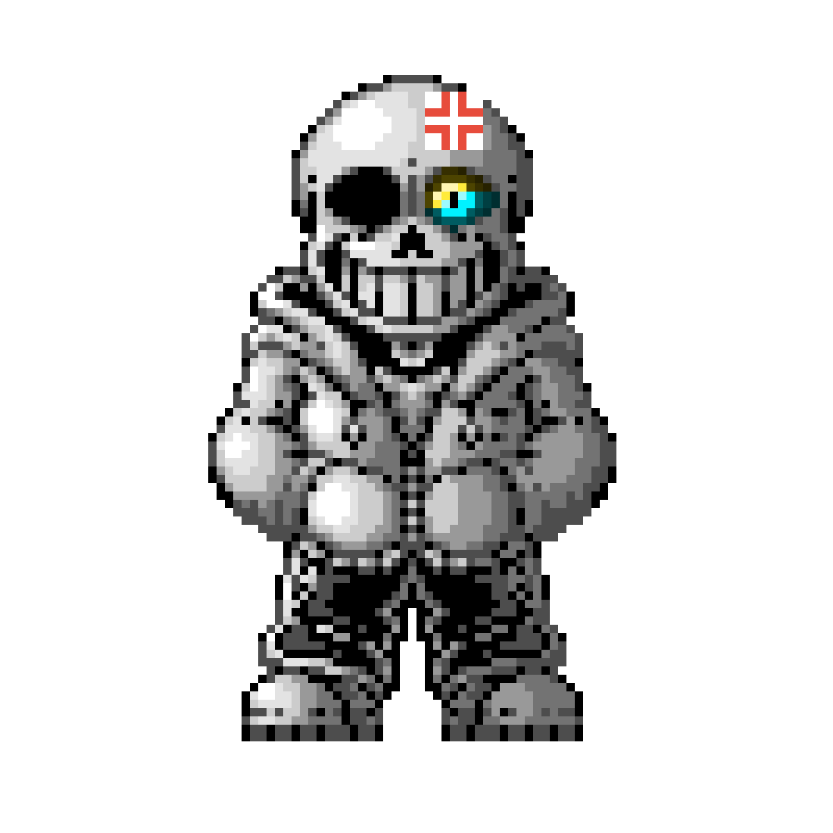 Pixilart - Angry Sans by n0ooo