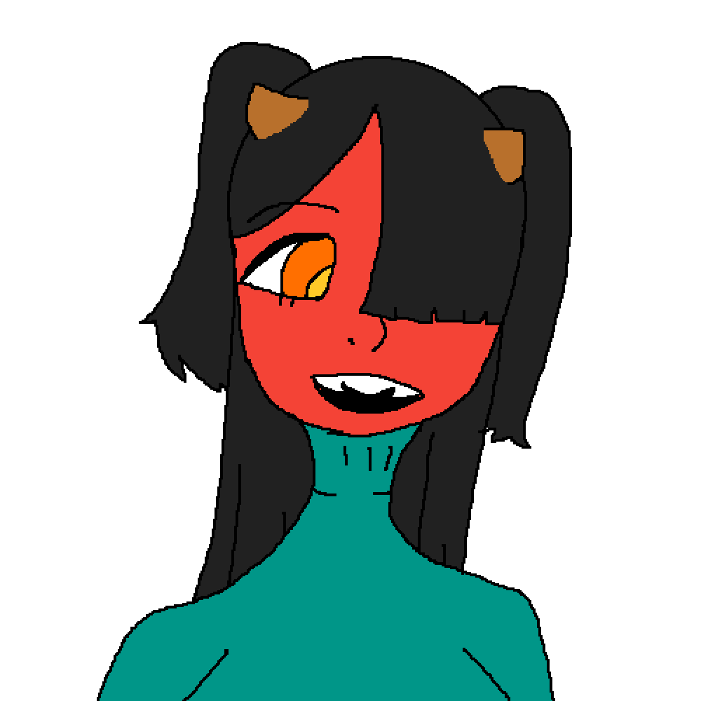 Pixilart - happy demon by wendyrie123