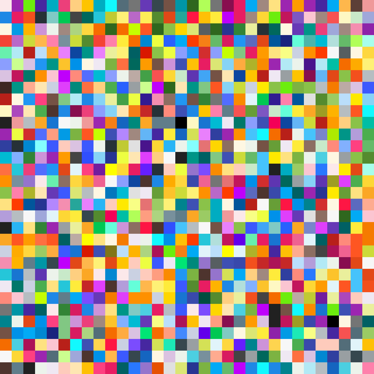 Pixilart - Rainbow static by BloobirdXP