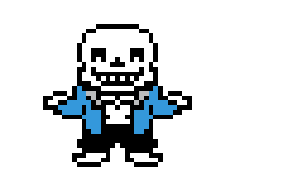 Editing Sans Infamous Shrug Free Online Pixel Art Drawing Tool