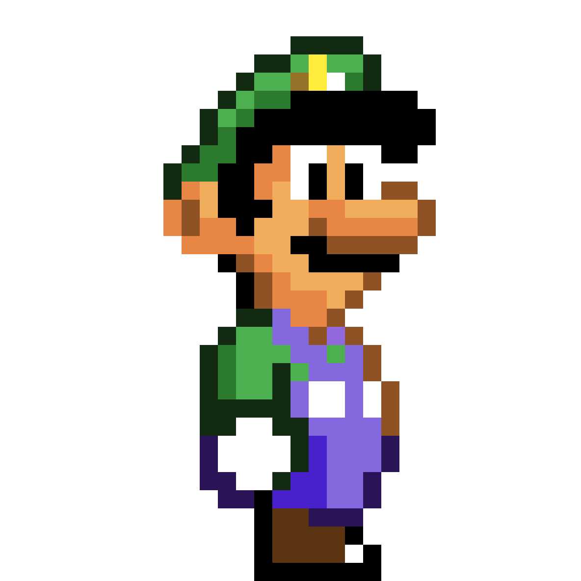 Pixilart - luigi by DuncanBoy