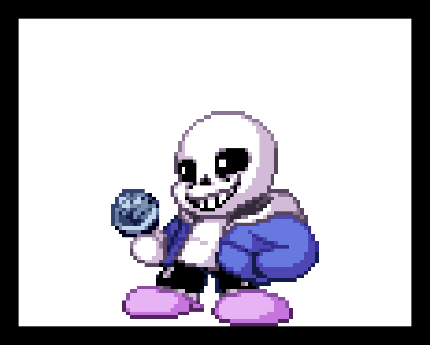 Pixilart - FNF Sans AllSpritesUpdate by MoriTheDragon