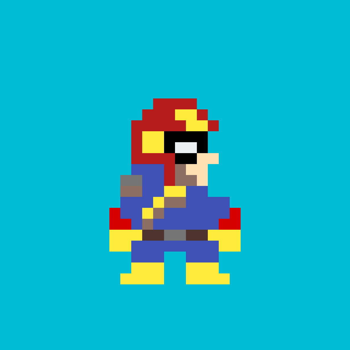 Pixilart - Captain Falcon by Nintendo-Fan