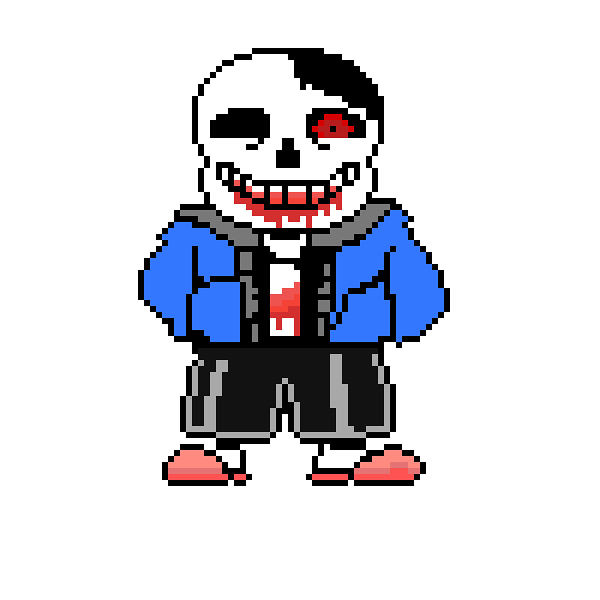 Pixilart - Horror Sans by UpchucGamez