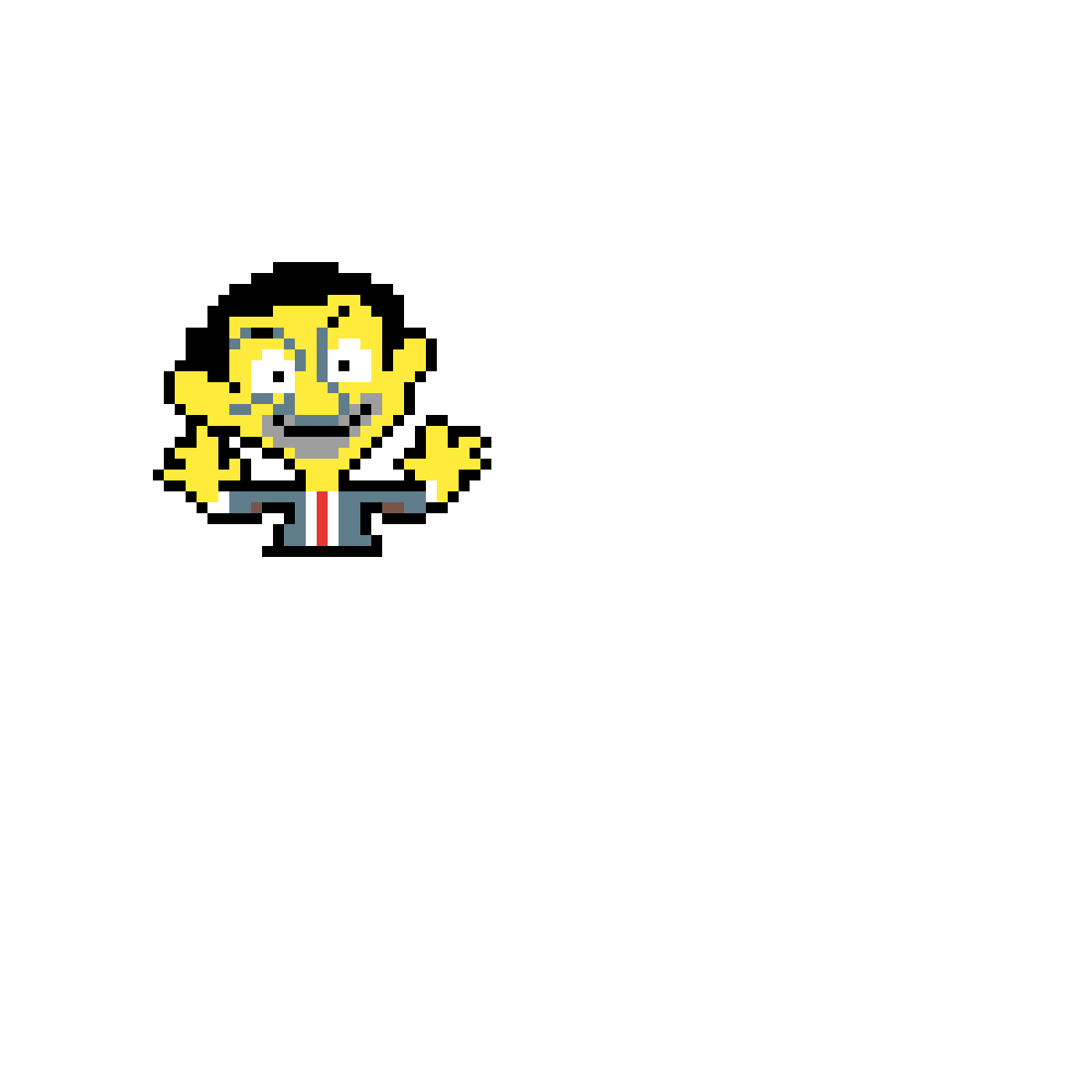 Editing Mr Bean - Free online pixel art drawing tool - Pixilart