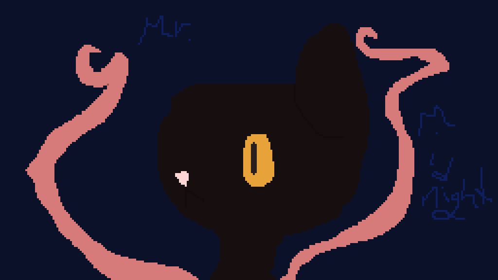 Editing Mr. Midnight - Free online pixel art drawing tool - Pixilart
