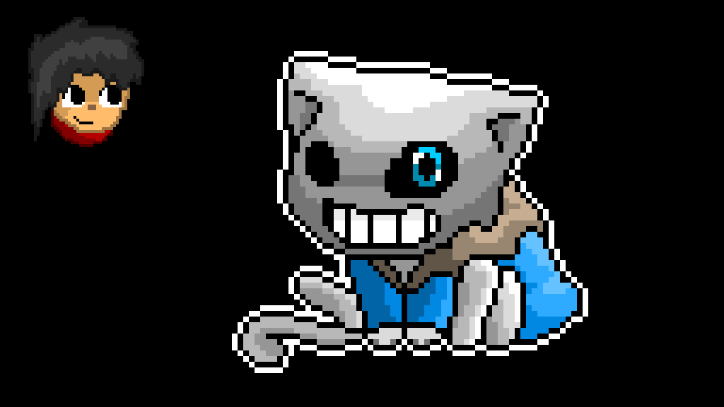Pixilart - kitty sans by animeitor