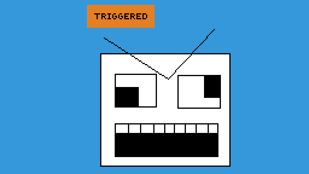 Pixilart - TRIGGERED by huemaster420