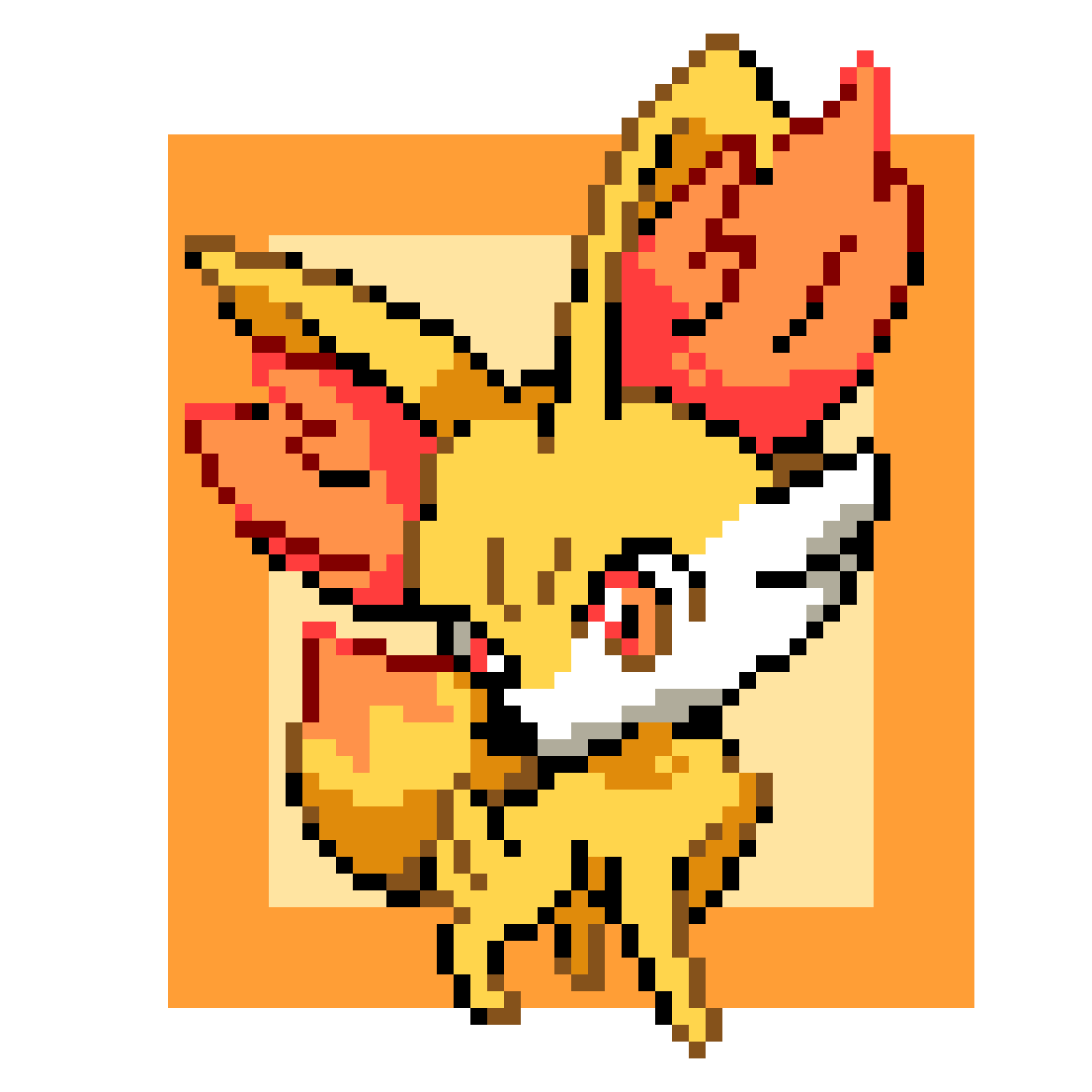 Pixilart - Fennekin by articuno05
