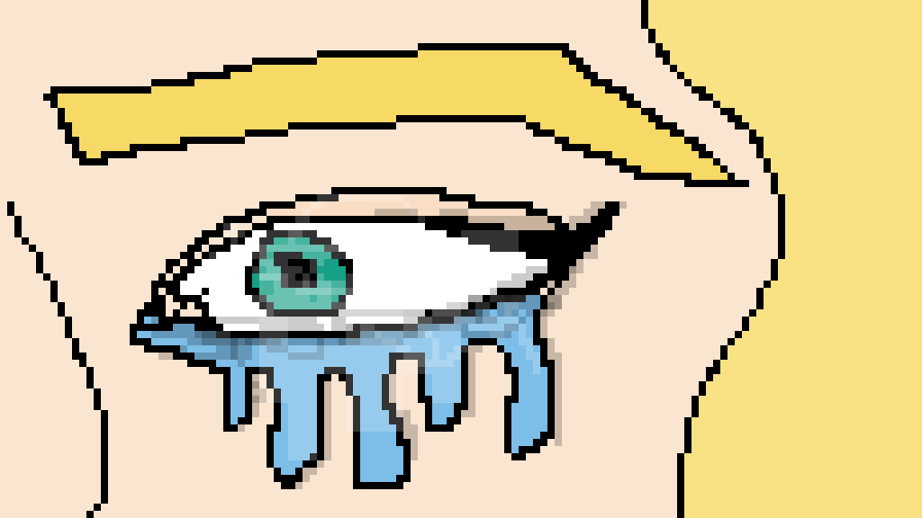 Editing Tears - Free online pixel art drawing tool - Pixilart
