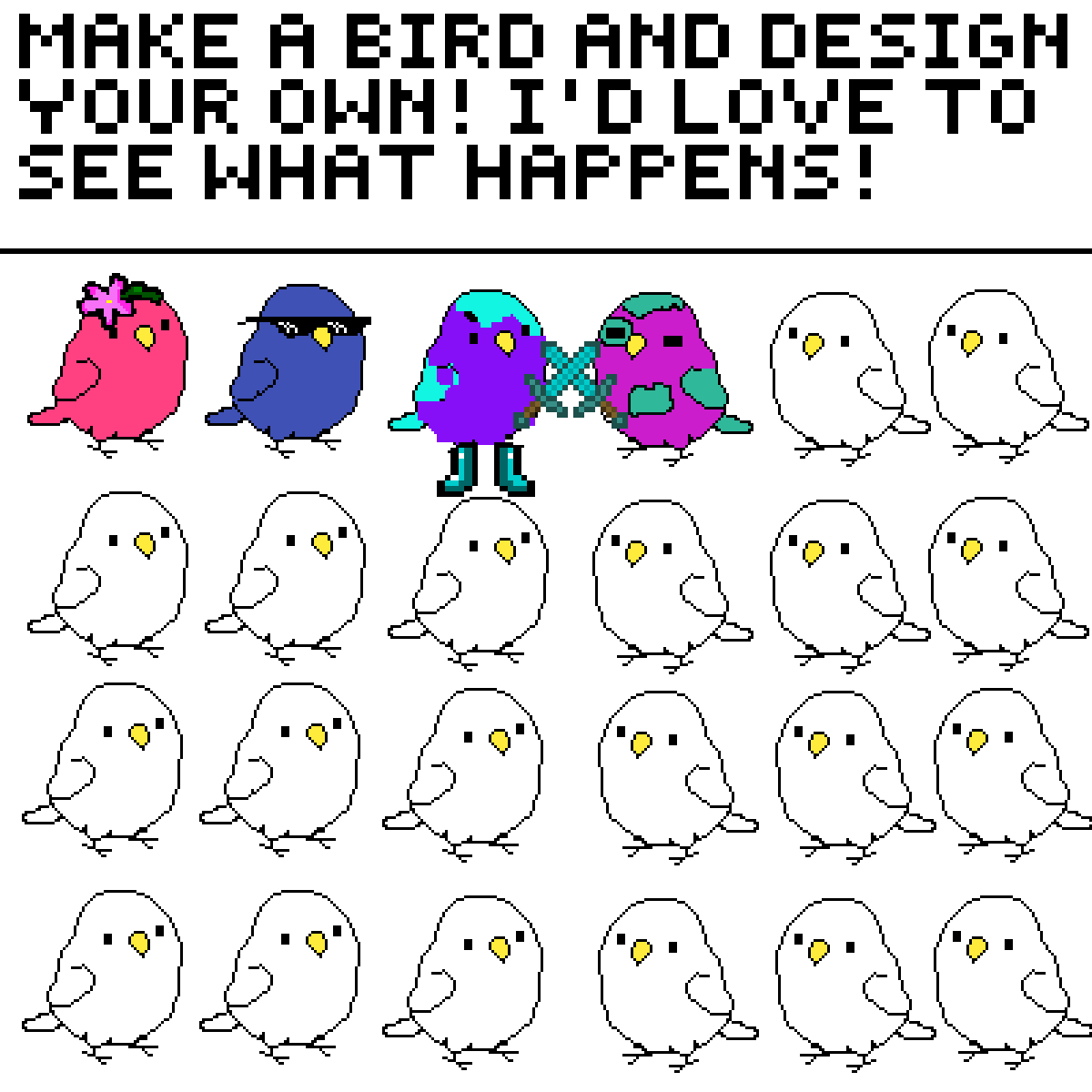 Pixilart - derpy bird by K1dnapp3r