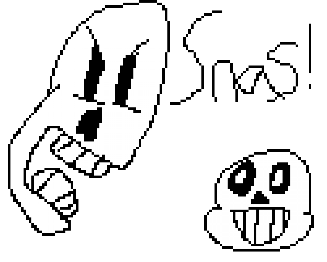 Pixilart - Undertale Papreeis shouting at UT Snas by RupertTheBeast
