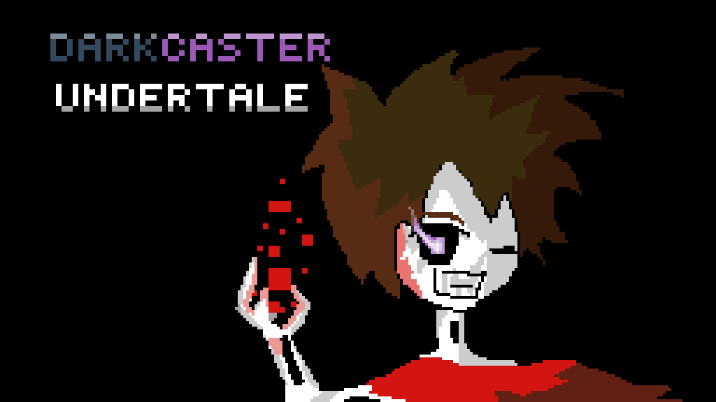 Pixilart - DarkCaster UnderTale OC by BloodEye