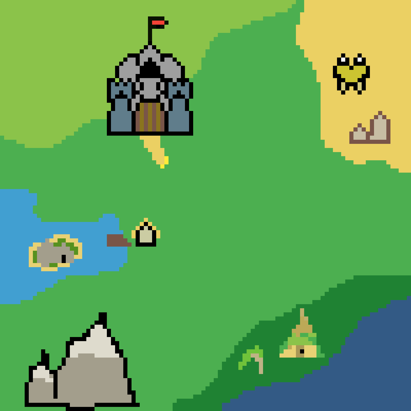 Pixilart - Map by TheBird