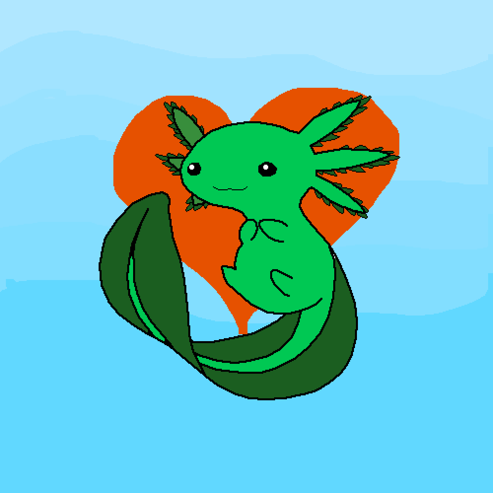 Pixilart - Axowotl by DarkPikaXD